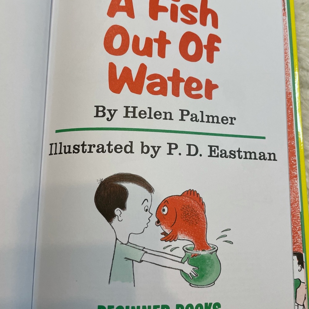 Dr. Seuss A Fish Out Of Water Book - Gem
